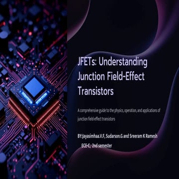 Comprehensive Guide to Junction Field-Effect Transistors (JFETs ...