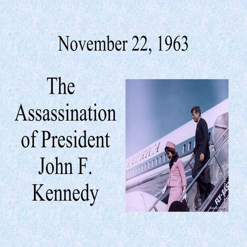 JFK Assassination | PPTX