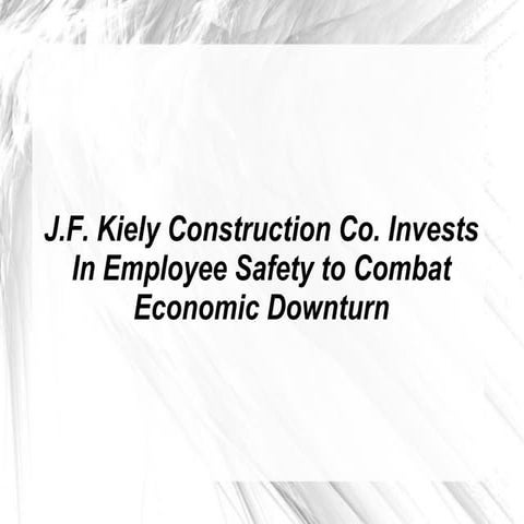 J F Kiely | PPT | Construction Industry | Industries