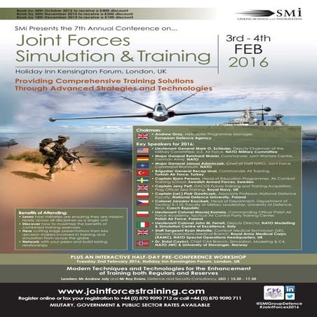 7th annual Joint Forces Simulation & Training conference | PDF