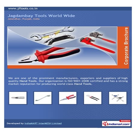 Jagdambay Tools World Wide, Jalandhar, Hand Tools | PDF | Woodworking ...