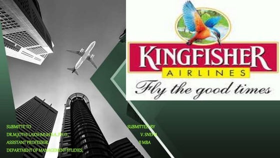case study on kingfisher | PPTX | Air Travel | Travel Type