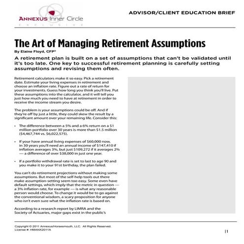 The Manulife Guide to Retirement Planning | PDF