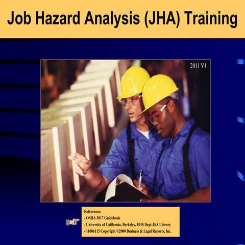 JHA-training-2011-Web-Version.ppt