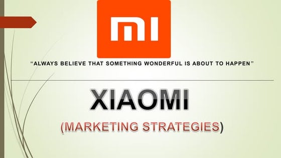 Xiaomi Inc. | PPTX