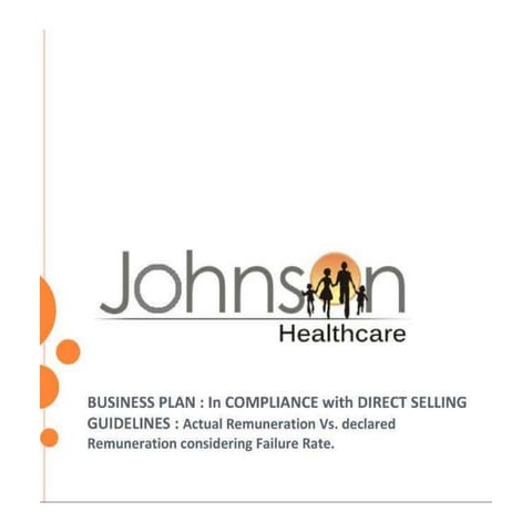 Johnson Healthcare Pvt. Ltd. : Business plan | PPTX