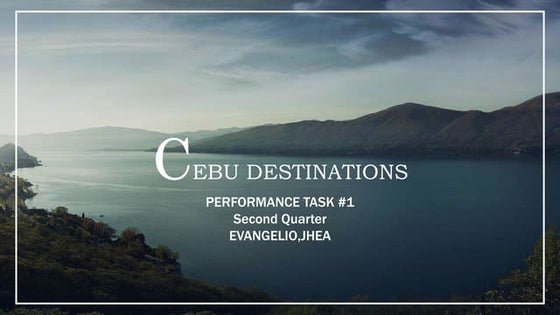 Cebu destinations | PPT