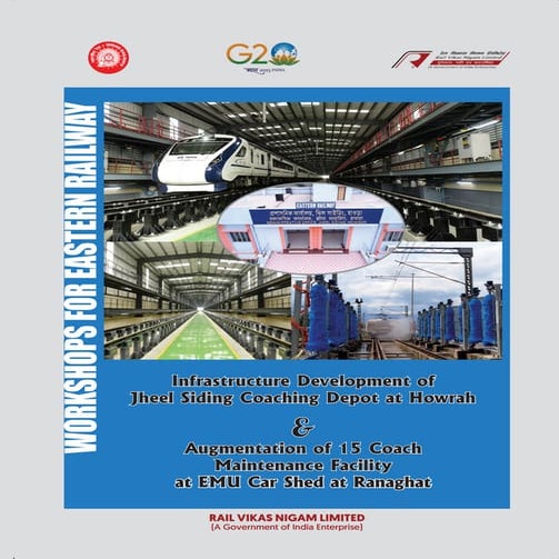 Jheel Siding n Ranaghat Workshop- turn key projects implemented by RVNL | PDF