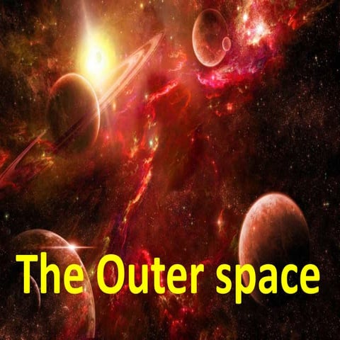 Outer space and planets ESL | PPTX