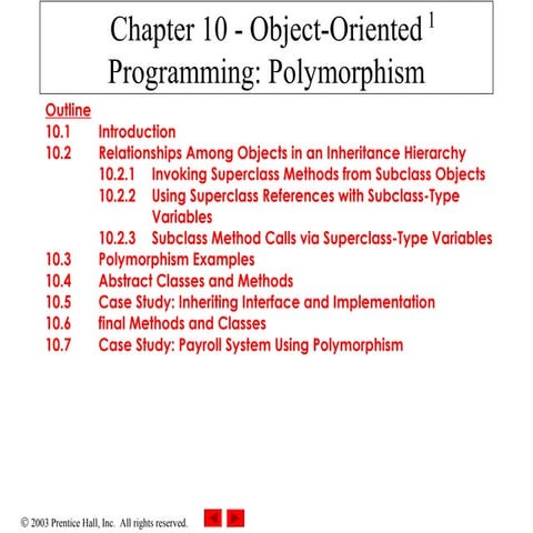 Object Oriented Programming Polymorphism Ppt 0882