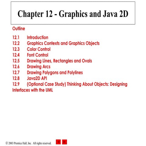 Graphics And Java 2d | Ppt