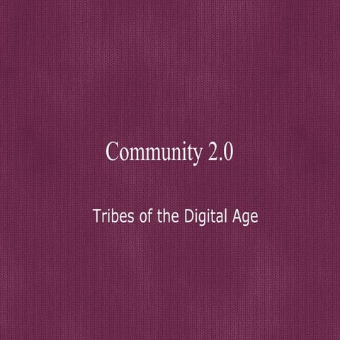Student Tribes | PPT
