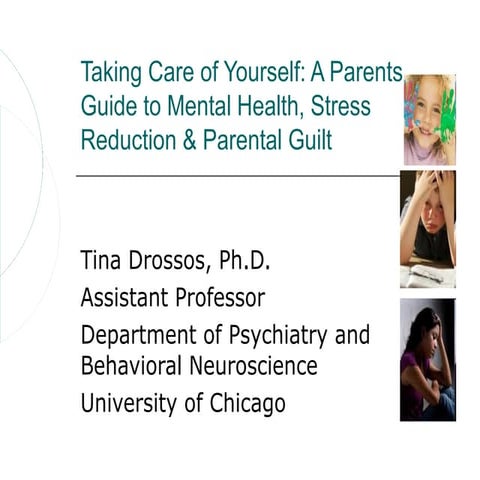 Taking Care of Yourself: A Parents Guide to Mental Health, Stress ...