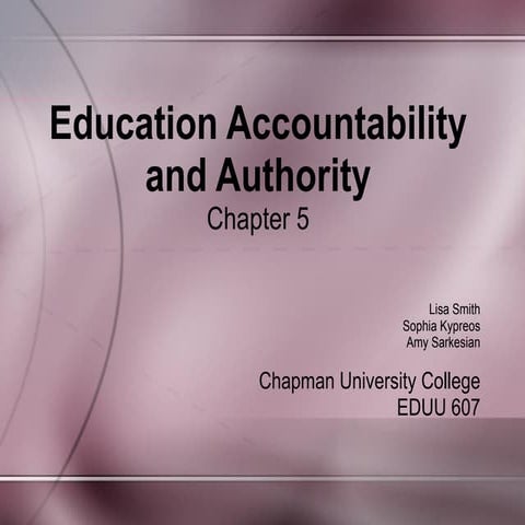 Jigsaw - Group C Education Accountability and Authority | PPT