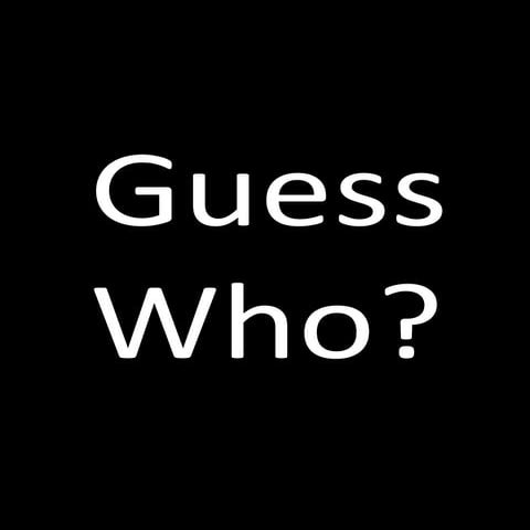 Silhouettes - Guess who? | PPTX