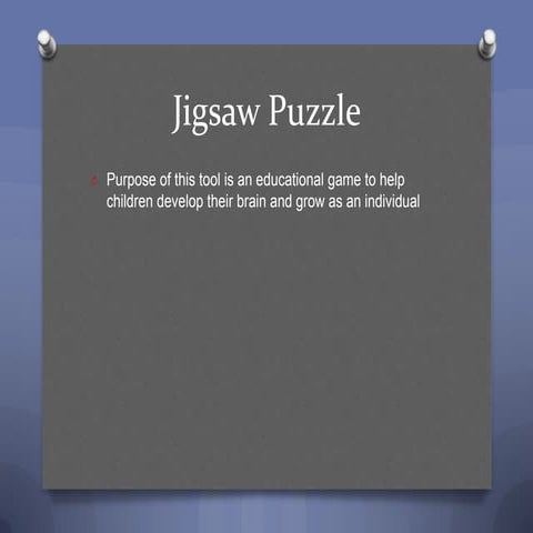 Jigsaw puzzle | PPTX