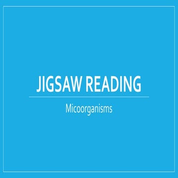 Jigsaw reading | PPT