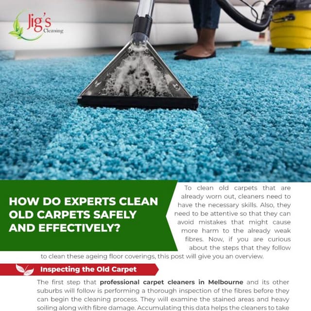 HOW DO EXPERTS CLEAN OLD CARPETS SAFELY AND EFFECTIVELY? | PDF