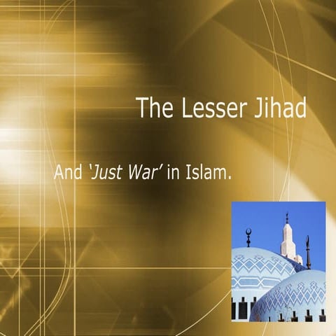 The concept of Jihad in Islam | PPT
