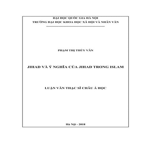 JIHAD VÀ Ý NGHĨA CỦA JIHAD TRONG ISLAM.pdf