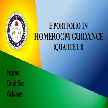 Homeroom Guidance Program module 1.1 grade 7 The Hero in Me | PPTX
