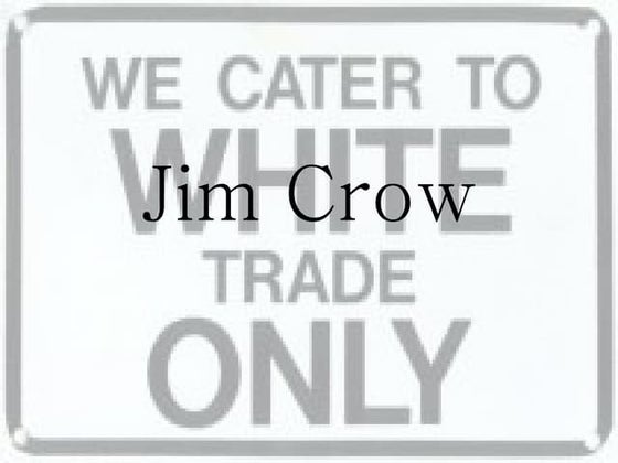 Jim Crow Powerpoint | PPT