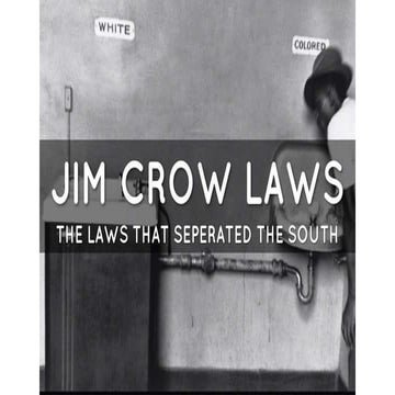 Jim crow era | PPTX