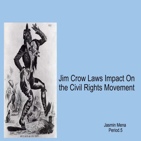 Jim crow laws | PPTX