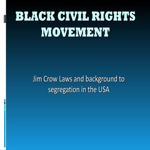 Jim Crow PowerPoint | PPT