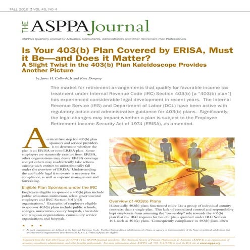 457(f) Plans Overview | PDF