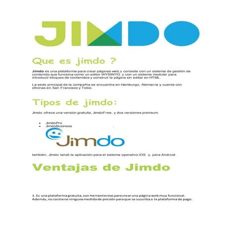 Ppt curso jimdo | PPT