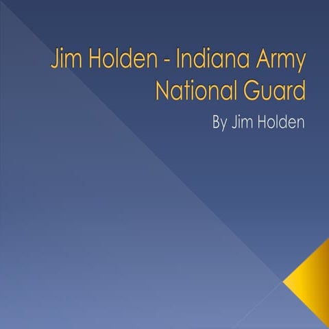 About Jim Holden | PPTX