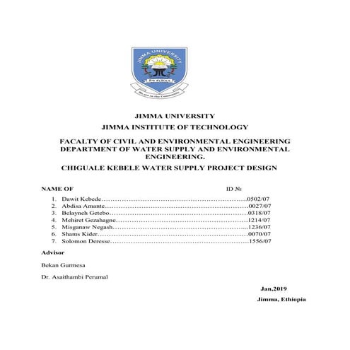 Jimma university | PDF