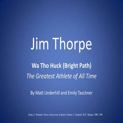 Jim thorpe | PPTX