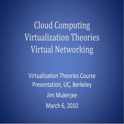 Virtualization And Cloud Computing Presentation Ppt