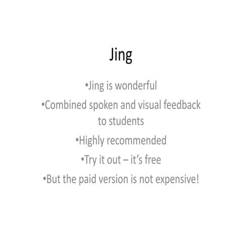 Jing | PPTX
