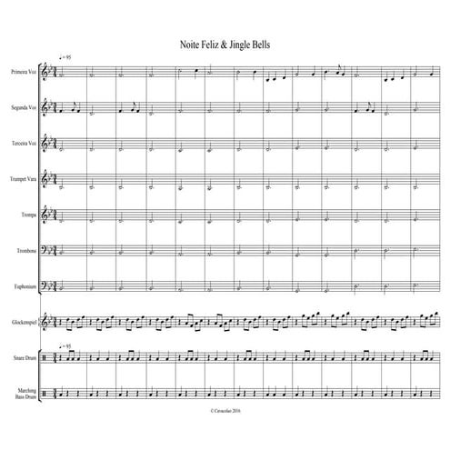 Jingle bell - grade - Arranjo para metais e percussão | PDF