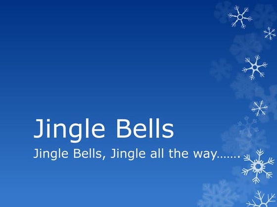 Jingle bells lyrics | PPT
