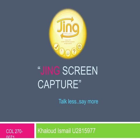 Jing screen capture | PPTX