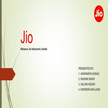 Jio final ppt | PPTX