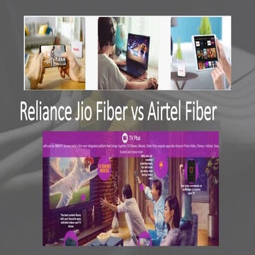 Jio Fiber vs Airtel Fiber | PPTX