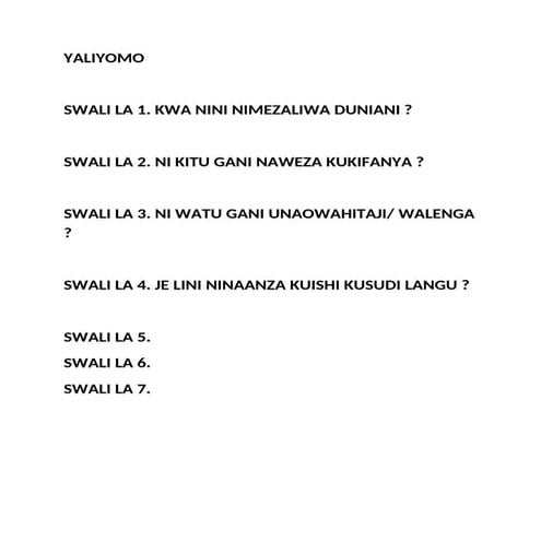 MPANGO MKAKATI | PPTX