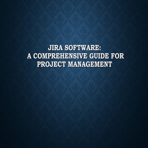Jira Overview_presentation_simple_pres.ppt | Computer Software and Applications | Computing