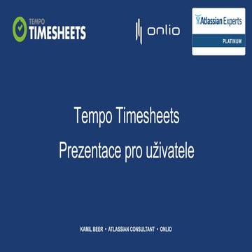JIRA Tempo Timesheets | PPTX