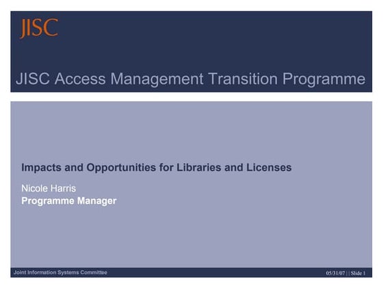 ONOS & IRINS, InfiStats ppt slide share. | PPT