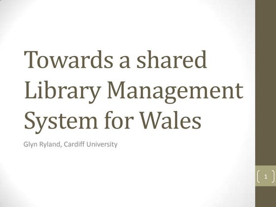 Online library management system | PPTX | Databases | Computer Software ...