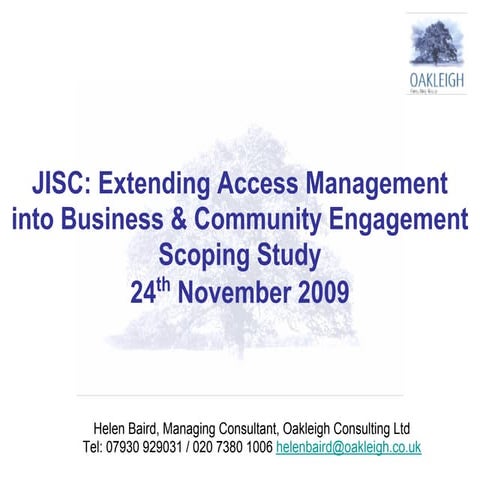 Jisc access mgmt_scoping_study_v0_2 | PDF