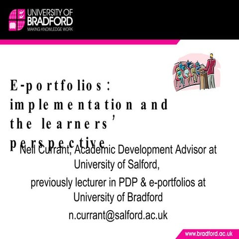Digital Portfolios Presentation Ppt