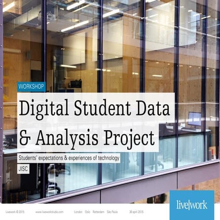 Jisc Digital Student Data Workshop Materials | PDF