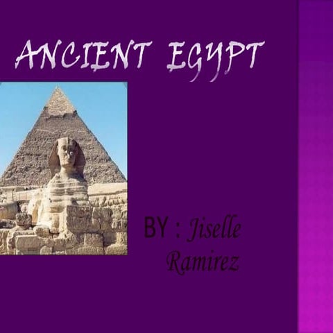 Egyptian Civilization - Culture | PPTX